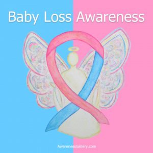 Infant or Baby Loss Awareness Ribbon Custom Gifts and Merchandise ...