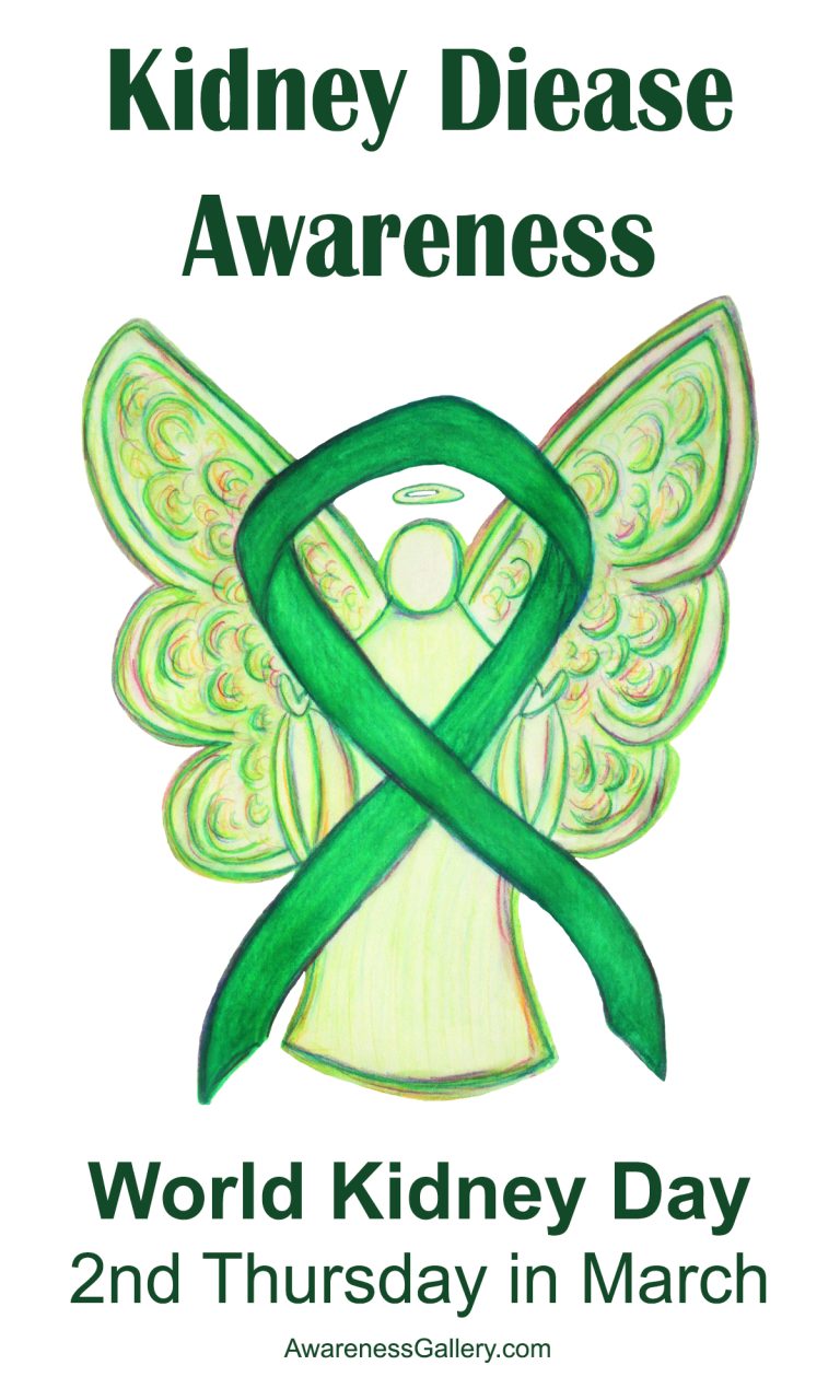 Kidney Disease Awareness Ribbons Custom Gifts and Merchandise ...