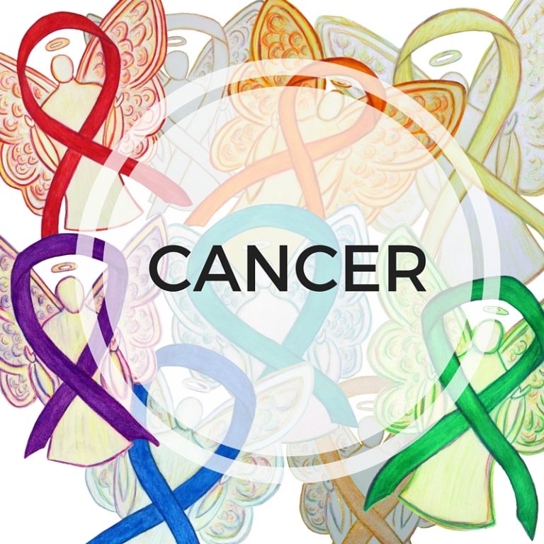 Lavender All Kinds of Cancers Awareness Ribbon Custom Buttons and Pins ...