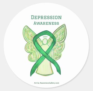 Depression Awareness Ribbon Custom Gifts and Merchandise - Awareness ...