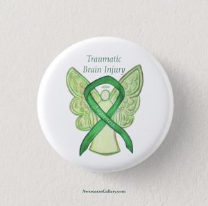 Traumatic Brain Injury (TBI) Awareness Ribbon Custom Gifts and ...