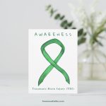 Traumatic Brain Injury (TBI) Awareness Ribbon Custom Gifts and ...