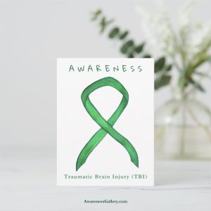 Traumatic Brain Injury (TBI) Awareness Ribbon Custom Gifts and ...