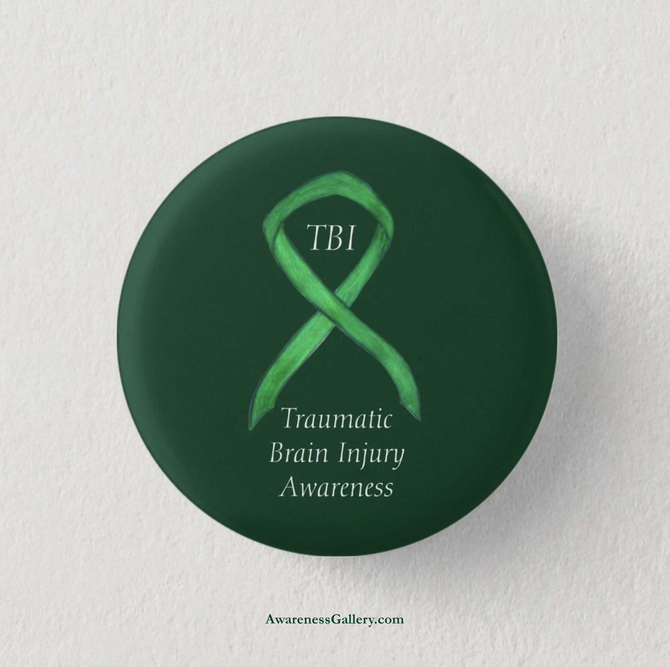 Traumatic Brain Injury (TBI) Awareness Ribbon Custom Gifts and ...